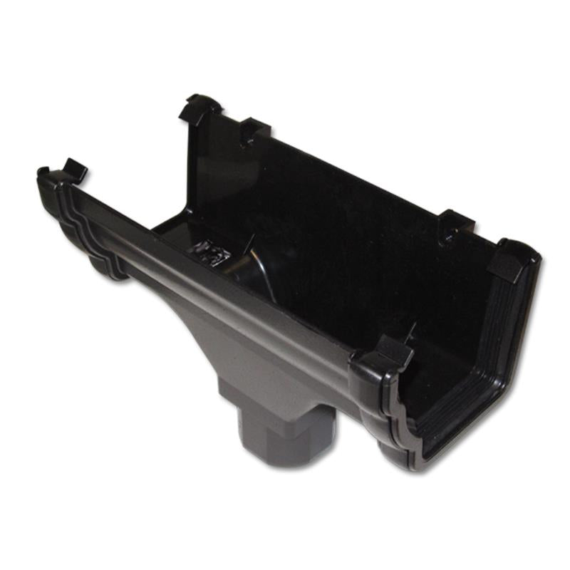 Ogee Gutter Run Outlet (Cast Iron Effect) | Glazing Outlet